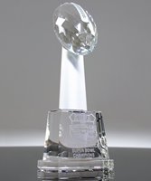 Show details for Crystal Football Championship Trophy