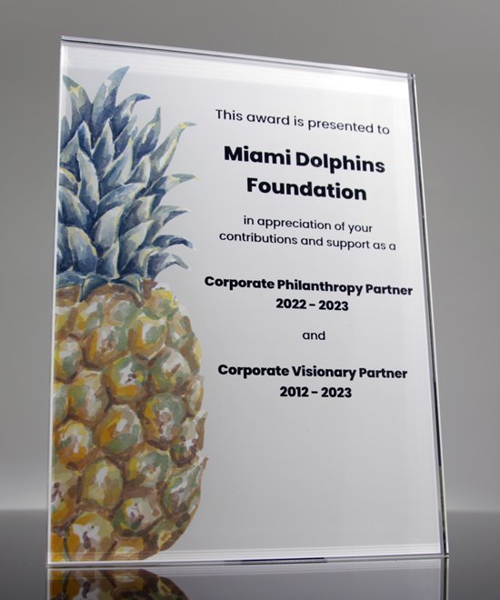 Subsurface Printed Acrylic Plaque | Edco Awards