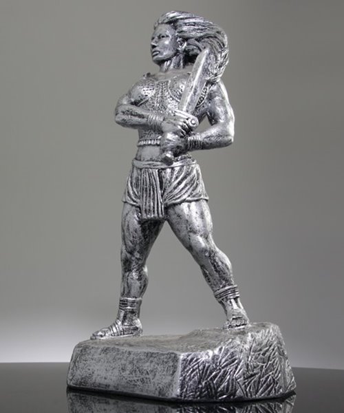 Gladiatrix Trophy | Female Gladiator holding a sword sculpture | Edco ...