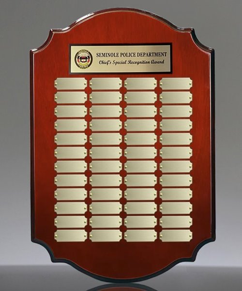Scalloped Edge Perpetual Recognition Plaque | Edco Awards