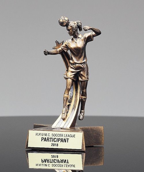 Superstar Soccer Trophy - Female | Edco Awards