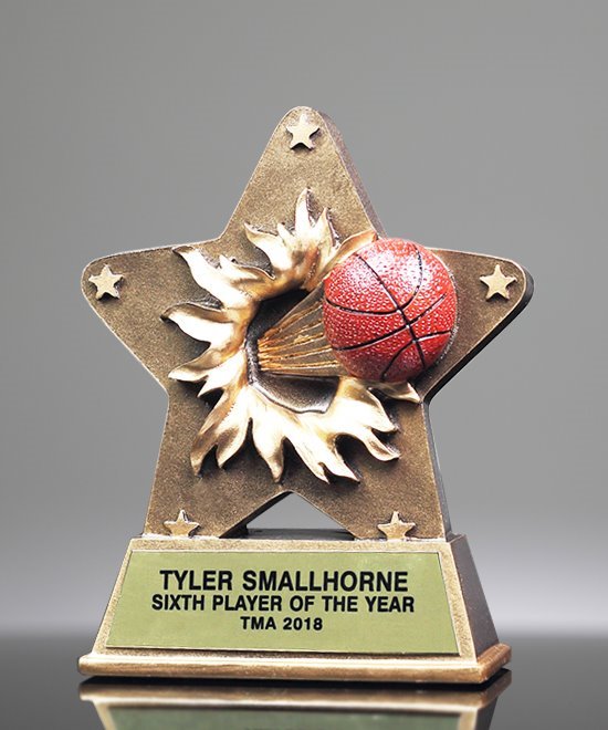 StarBurst Basketball Trophy | Edco Awards