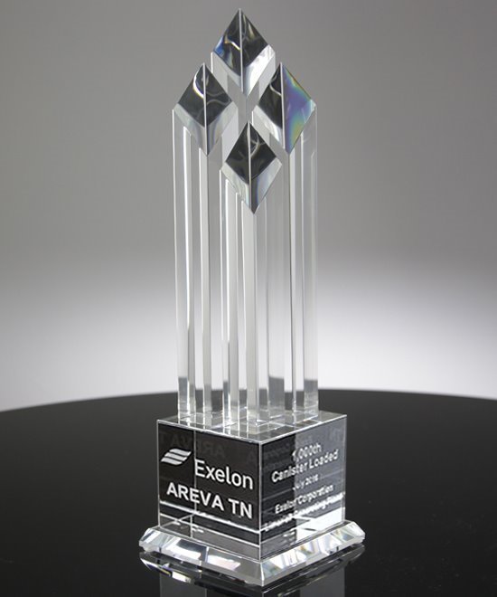 Elite Crystal Diamond Spire Award | Rhombus IV | Edco Awards