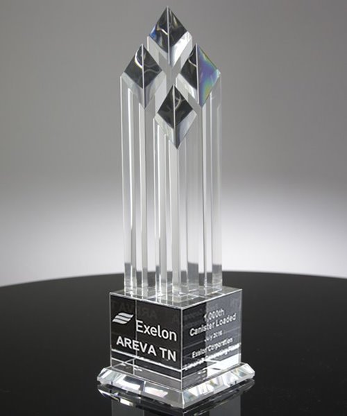 Elite Crystal Diamond Spire Award | Rhombus IV | Edco Awards