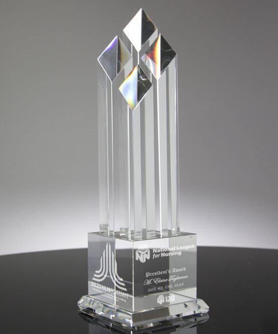 Elite Crystal Diamond Spire Award | Rhombus IV | Edco Awards