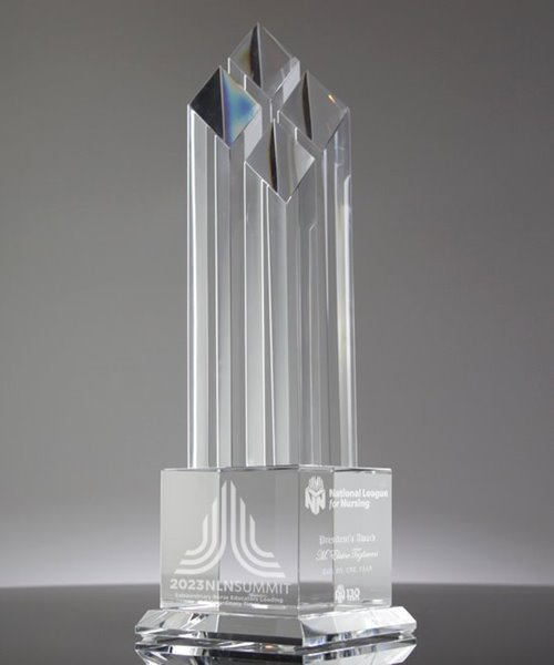 Elite Crystal Diamond Spire Award | Rhombus IV | Edco Awards