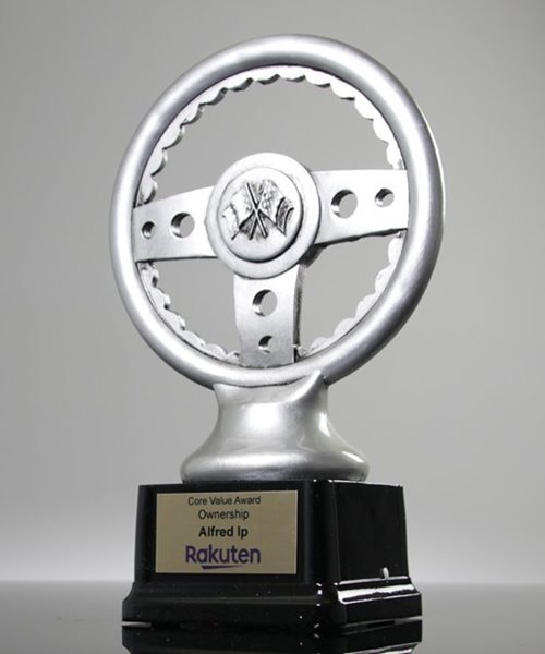 Silverstone Steering Wheel Award - Medium Size | Edco Awards