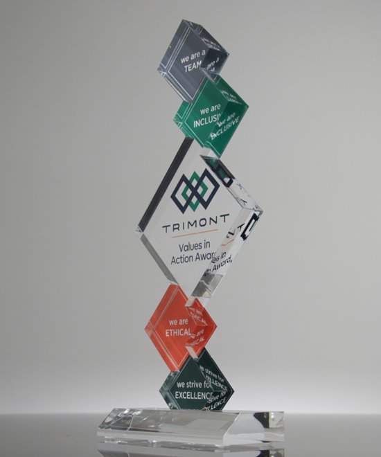 Building Blocks Acrylic Trophy | Edco Awards