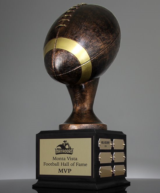 Football Perpetual MVP Trophy | Edco Awards