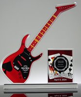 Show details for Custom Acrylic Guitar Award