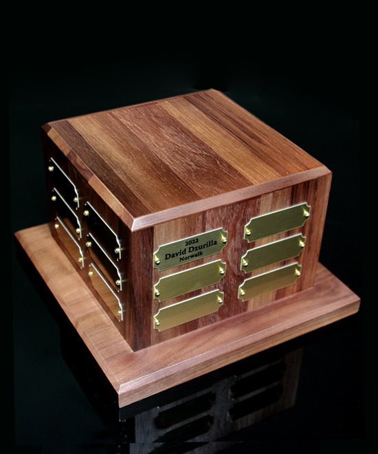 Genuine American Walnut Mounting Base | Edco Awards