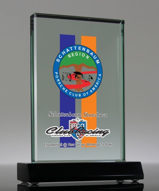 Jade Glass Rectangle Optimist Award | Edco Awards