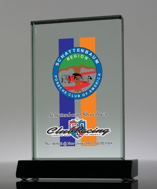 Jade Glass Rectangle Optimist Award | Edco Awards