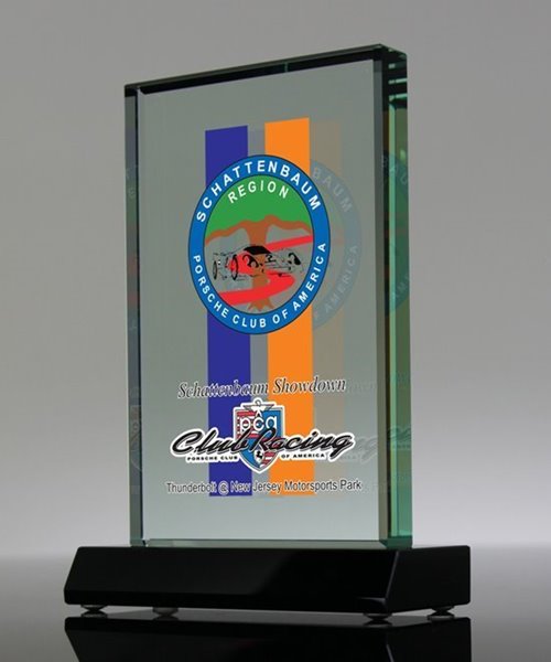 Jade Glass Rectangle Optimist Award | Edco Awards