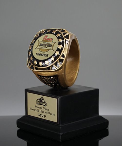 Championship Ring Logo Trophy | Edco Awards
