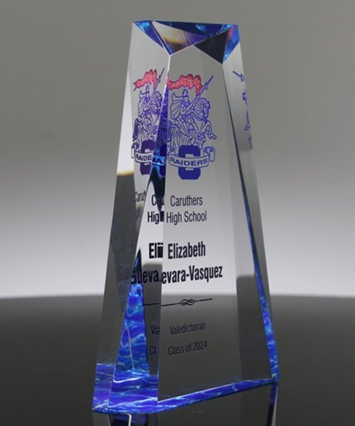 Full Color Sapphire Jewel Award | Edco Awards