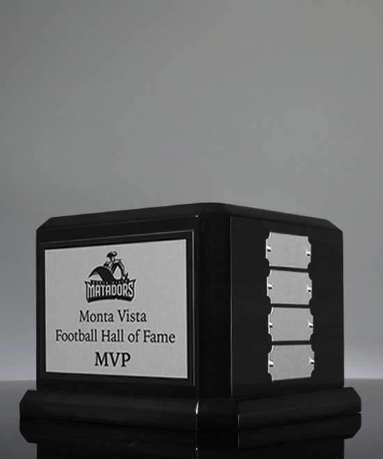 Medium Piano Black Mounting Base | Edco Awards