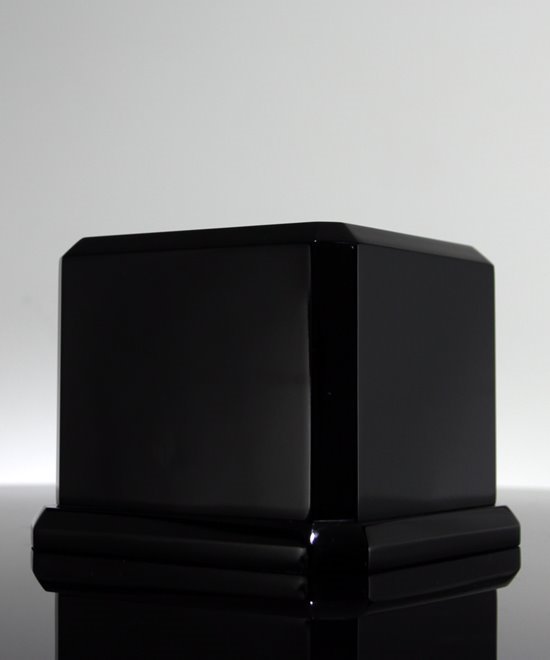 Medium Piano Black Mounting Base | Edco Awards