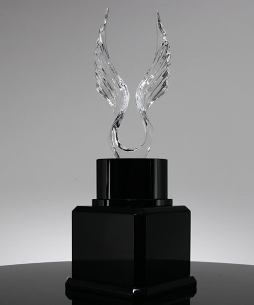 Medium Piano Black Mounting Base | Edco Awards