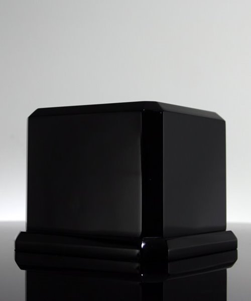 Large Piano Black Mounting Base | Edco Awards