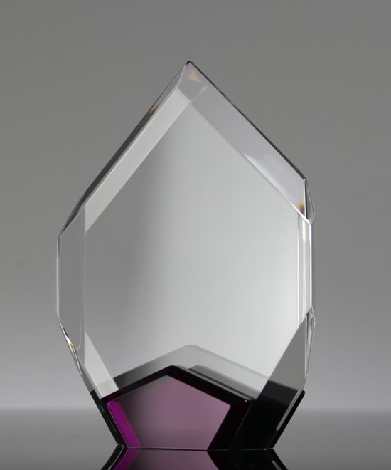 Marquis Diamond Purple Acrylic Award | Edco Awards