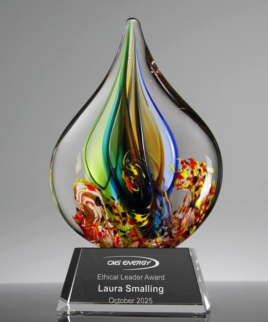 Sublime Torch Art Glass Award | Edco Awards