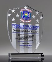 Show details for Retirement Acrylic Shield Award