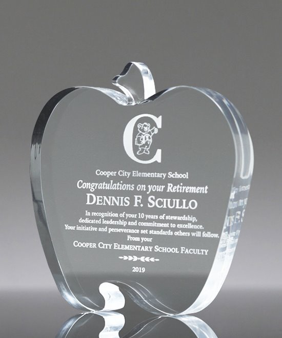 Teacher Appreciation Acrylic Award | Edco Awards