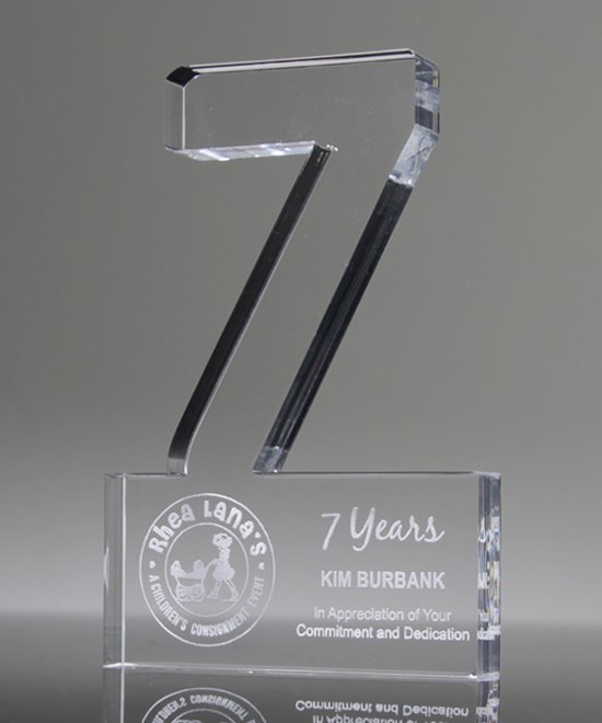 7 Year Anniversary Award | Employee Gift | Edco Awards