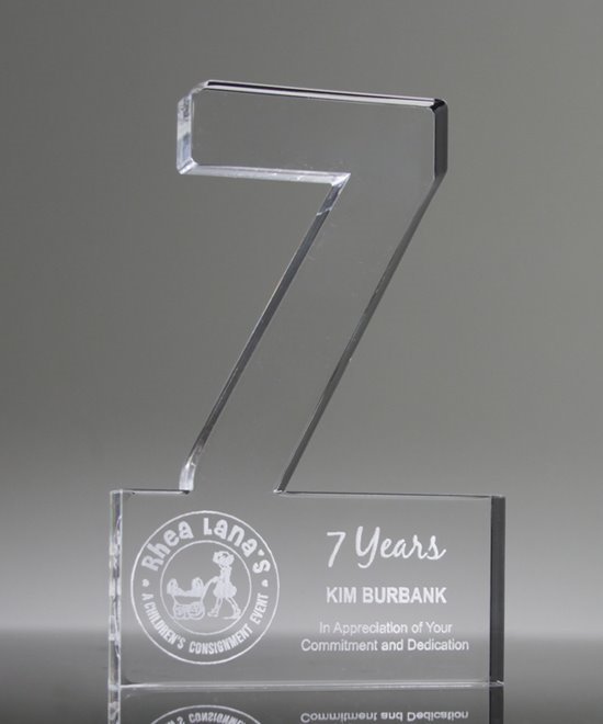 7 Year Anniversary Award | Employee Gift | Edco Awards