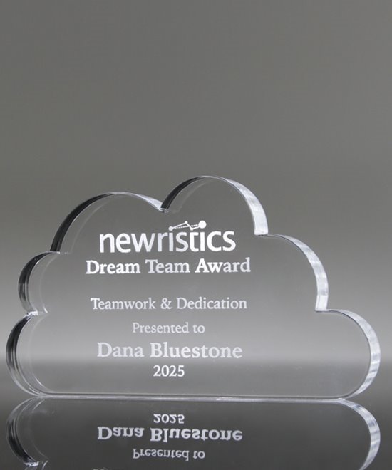 Dream Team Cloud Paperweight Trophy | Edco Awards
