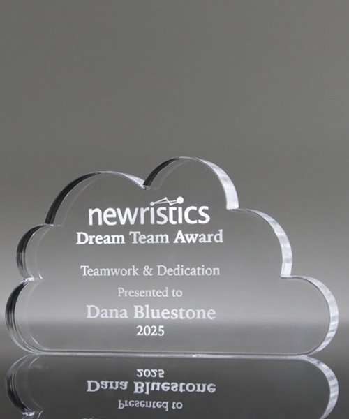 Dream Team Cloud Paperweight Trophy | Edco Awards