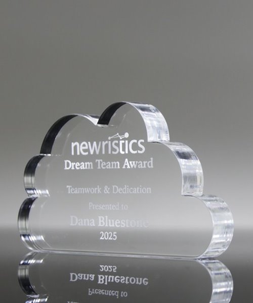 Dream Team Cloud Paperweight Trophy | Edco Awards