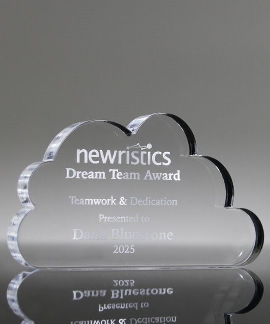 Dream Team Cloud Paperweight Trophy | Edco Awards