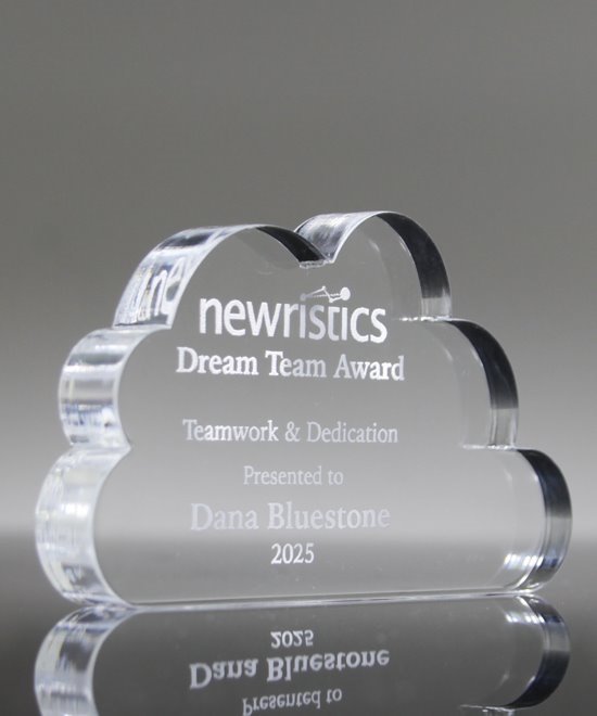 Dream Team Cloud Paperweight Trophy | Edco Awards