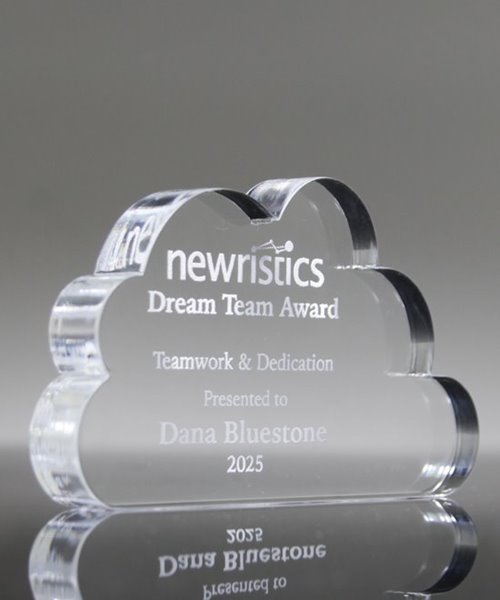 Dream Team Cloud Paperweight Trophy | Edco Awards