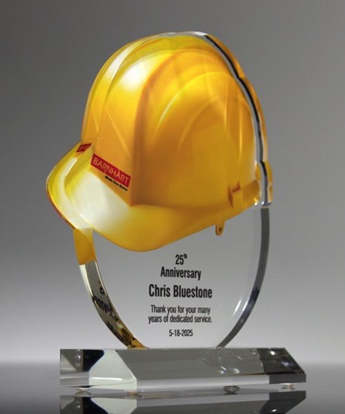 Construction Hard Hat Award | Edco Awards