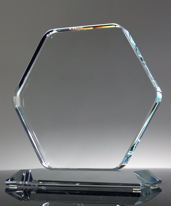 Starfire Crystal Hexagon Trophy | Edco Awards
