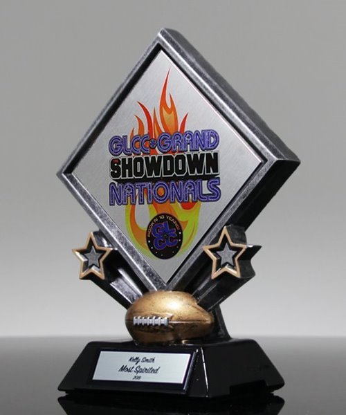 Picture of Diamond Football Custom Trophy