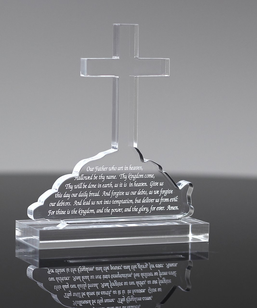 Religious Cross Acrylic Trophy | Edco Awards