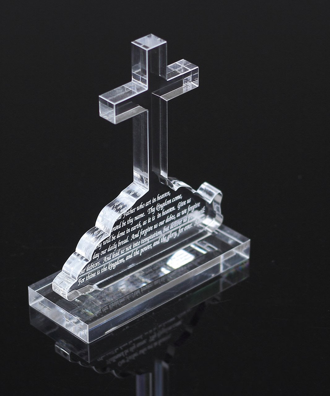 Religious Cross Acrylic Trophy | Edco Awards
