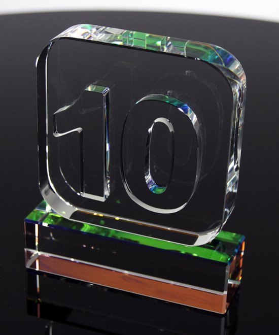 10 Year Crystal Prism Award | edco.com | Edco Awards