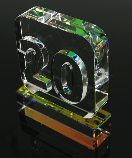 20 Year Crystal Prism Award | edco.com | Edco Awards