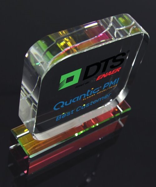 Crystal Block Award | Crystal Square Trophy | Edco Awards