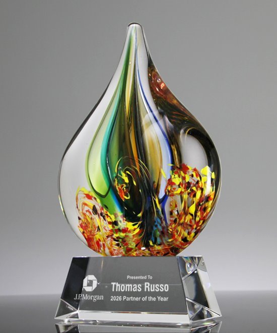 Sublime Torch Art Glass Award | Edco Awards