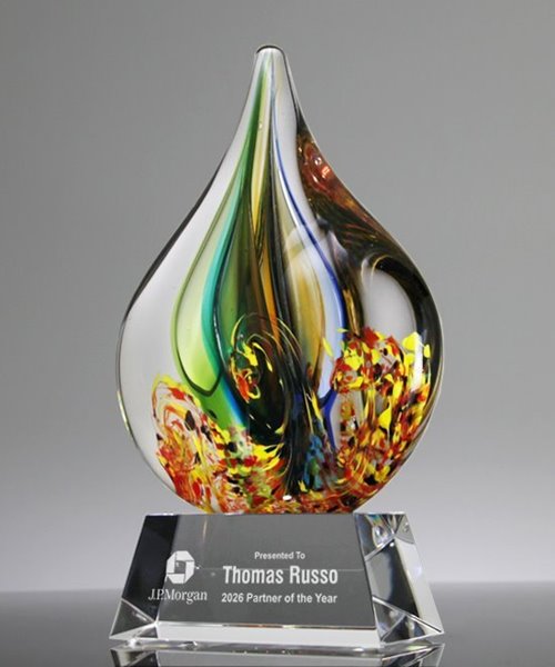 Sublime Torch Art Glass Award | Edco Awards