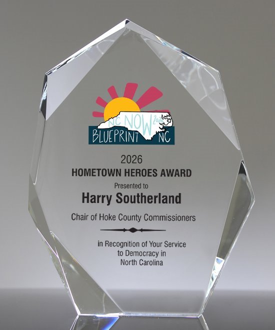 Crystal Peak Award with Full Color Imprint | Edco Awards