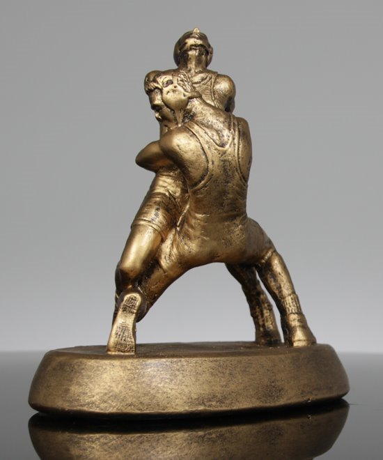 Wrestling Bear Hug Gold Trophy | Edco Awards