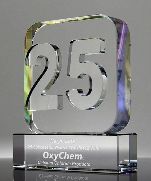 25 Year Crystal Prism Award | edco.com | Edco Awards