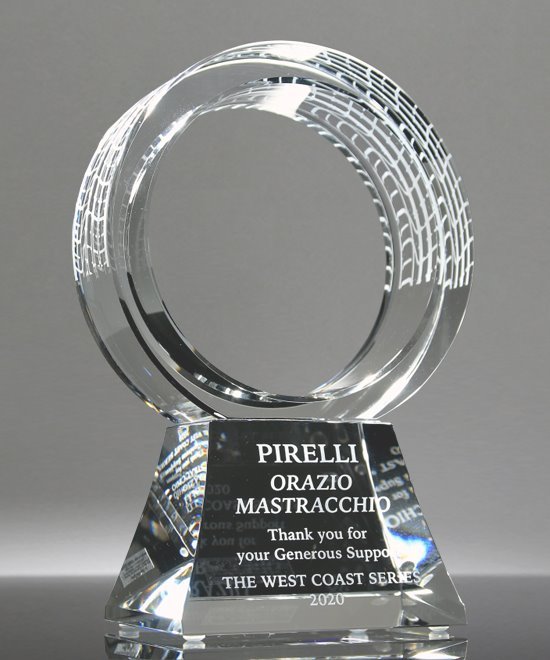 Crystal Tire Trophy | Edco Awards